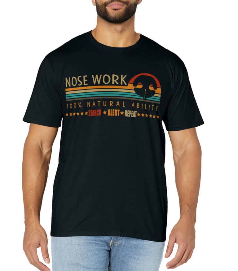 Nosework Dog sport Training Nose Work scent work for dogs T-Shirt