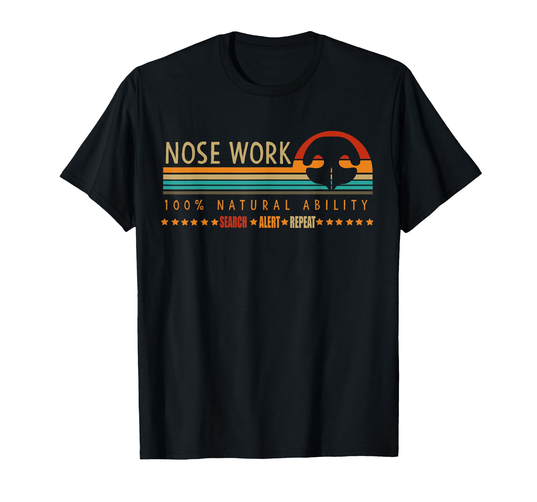 Nosework Dog sport Training Nose Work scent work for dogs T-Shirt
