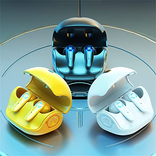 Kimanli New Wireless Bluetooth 5.2 Earbuds with Insensible Wearing & Touch-Control, Hi-Fi TWS-Headphones, Polished Novelty Appearance, for Sport Games