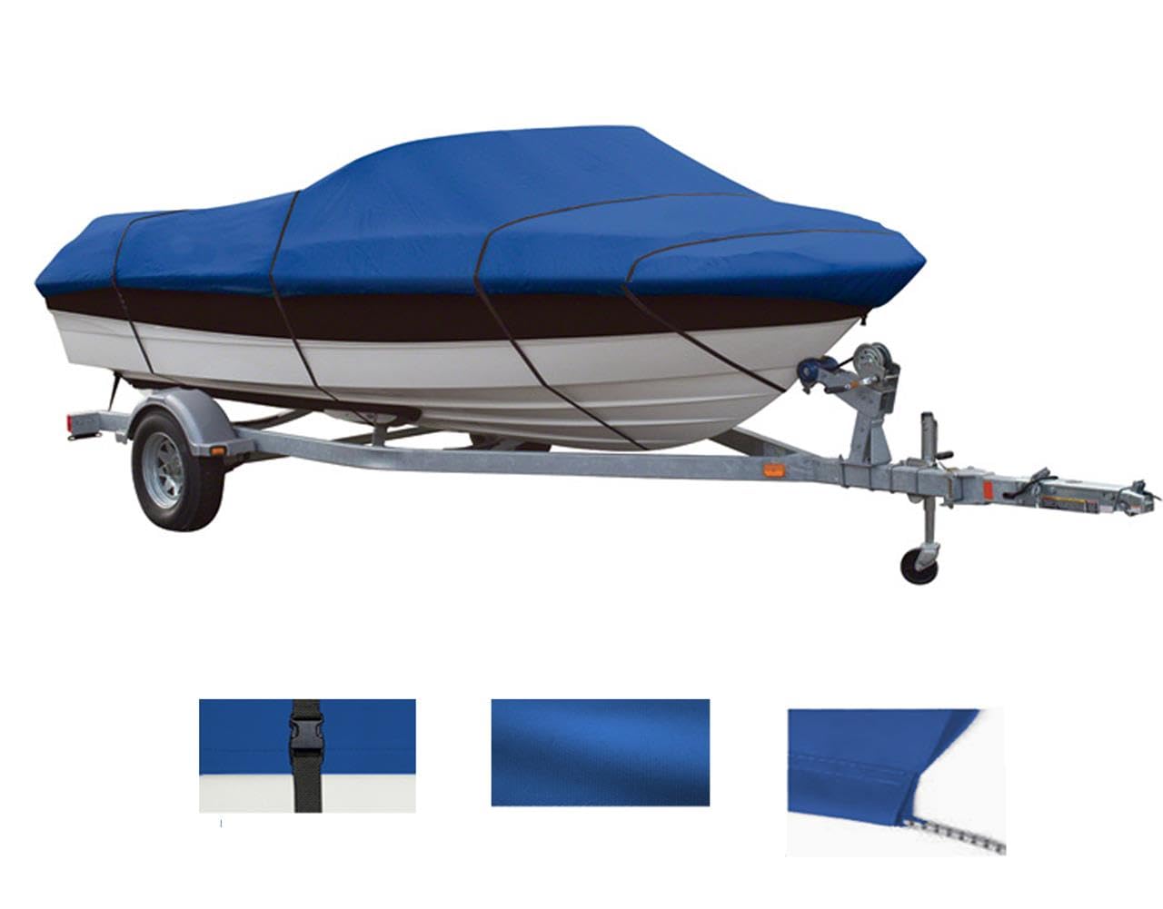 SBU Blue Boat Cover Compatible for Regal 2250 CUDDY/2250 FASTRAC Cuddy 2003-2014