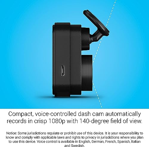 Garmin Dash Cam Mini 2 with Playhardest Cleaning Cloth (64GB)