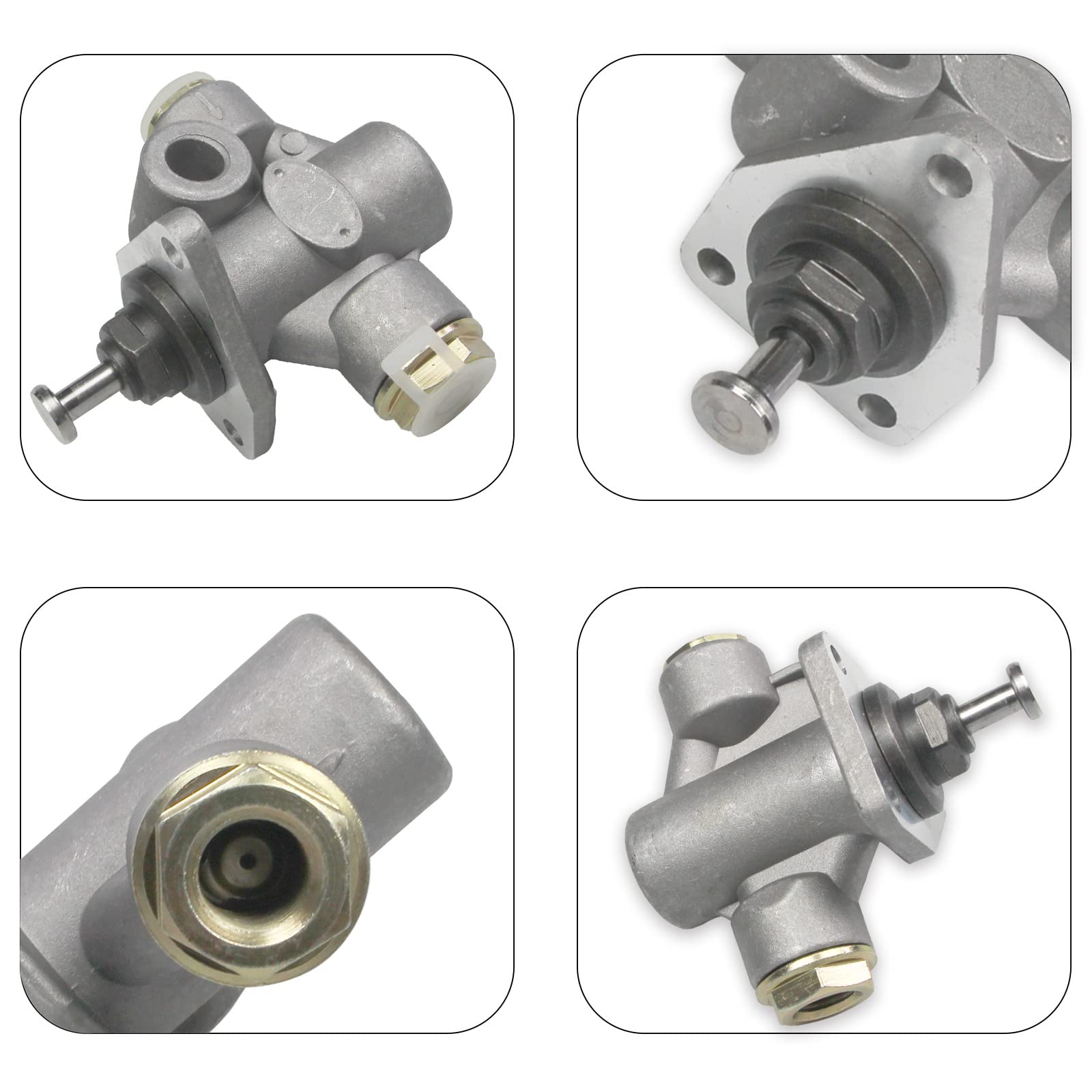 1821233C91 Fuel Lift Pump Supply Compatible with International Navistar Maxxforce DT466 DT466E DT530 HT530 Engine 7.6L 9.3L, OE: 1876108C92, HFP940, HFP946