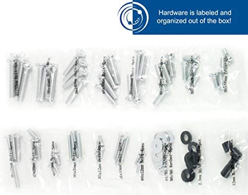 VIVO M4 M5 M6 M8 Universal TV and Monitor Mounting VESA Hardware Kit Set, Includes Screws, Washers, Spacers, Assortment Pack, Fits Most Screens up to 80 inches, Mount-TVWARE