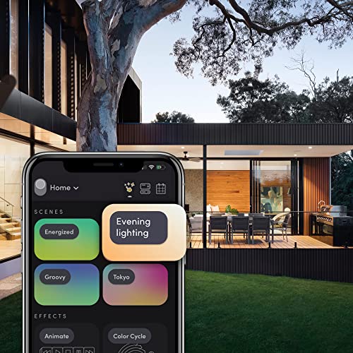 LIFX Color, 1100 lumens BR30 E26, Wi-Fi Smart LED Light Bulb, Billions of Colors and Whites, No Bridge Required, Works with Alexa, Hey Google, HomeKit and Siri, Multicolor (2-Pack)
