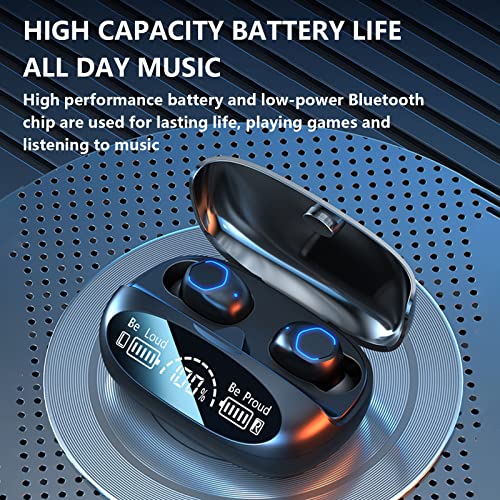 Uklsqma Wireless Earbuds, M22tws Bluetooth Headset Wireless Sports Touchs Waterproof Super Long Battery Life Music Binaural Subwoofer Earplugs, Ear Buds Wireless Bluetooth Earbuds