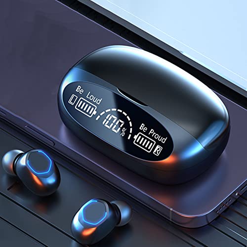 Uklsqma Wireless Earbuds, M22tws Bluetooth Headset Wireless Sports Touchs Waterproof Super Long Battery Life Music Binaural Subwoofer Earplugs, Ear Buds Wireless Bluetooth Earbuds