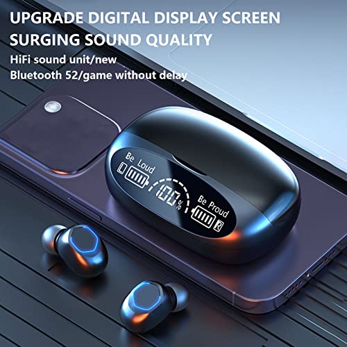 Uklsqma Wireless Earbuds, M22tws Bluetooth Headset Wireless Sports Touchs Waterproof Super Long Battery Life Music Binaural Subwoofer Earplugs, Ear Buds Wireless Bluetooth Earbuds
