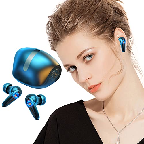 Ke1Clo True Wireless Bluetooth Earbuds with Charging Case, in-Ear Noise Cancelling Headphones, 5H Playtime, HiFi Stereo, Touch-Control Design for Work, Travel, Sports