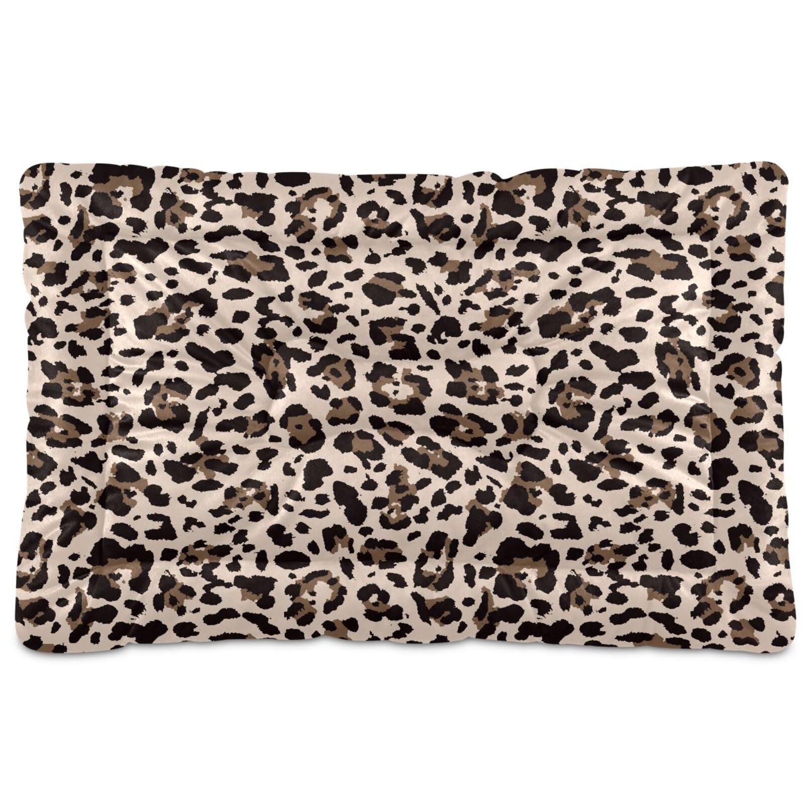 Coikll Camouflage Pet Bed Pad Soft Dog Bed Mat with Anti-Slip Bottom, Machine Washable Crate Pad Mattress for Dog Sleeping- 36 * 24inches