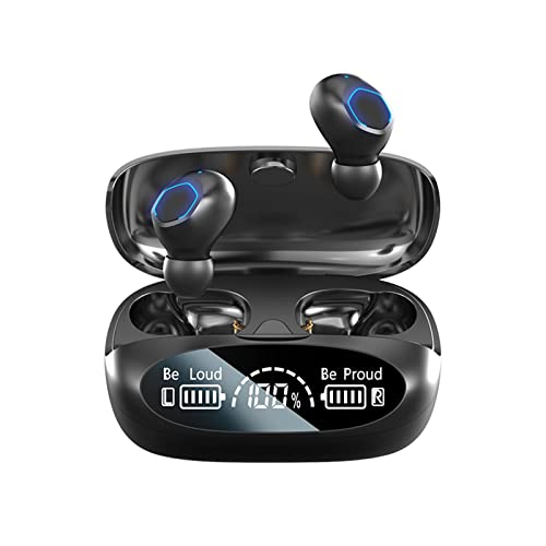 Uklsqma Wireless Earbuds, M22tws Bluetooth Headset Wireless Sports Touchs Waterproof Super Long Battery Life Music Binaural Subwoofer Earplugs, Ear Buds Wireless Bluetooth Earbuds