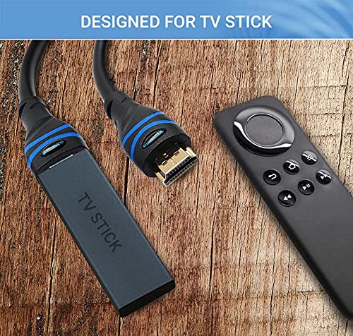 BlueRigger HDMI Extension Cable (15FT, 4K 60Hz HDMI Extender Cord, Male to Female Adapter, High Speed 18Gbps) - Compatible with Xbox, Roku, PS5/PS4, Nintendo Switch, Laptop, Google Chromecast, Wii U