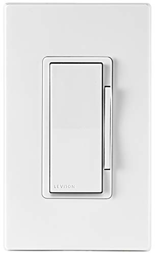 Leviton DW4SF-1BW Decora Smart Wi-Fi Fan Speed Controller, White