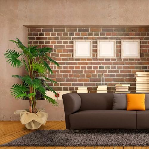 Vintage Home Artificial Faux 48" Tall Fan Palm Tree with Eco-Paper Planter with Eco Planter (VHX130)
