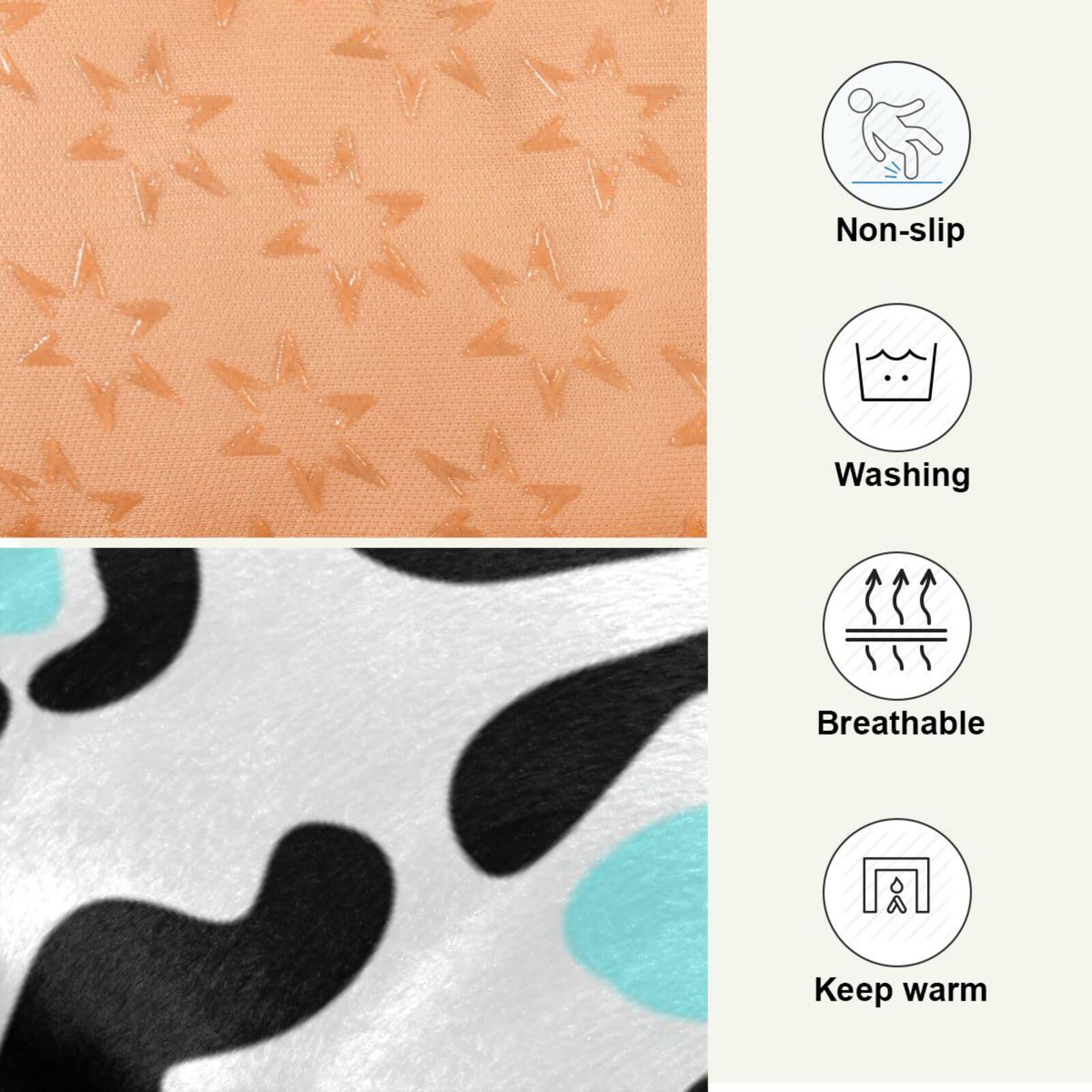 YETTASBIN Leopard Crate Pet Bed, Portable Washable Dog Cat Mat, Soft Comfortable Pet Mattress with Non-Slip Bottom for Dogs Cats Sleeping, 24 x 18 Inch
