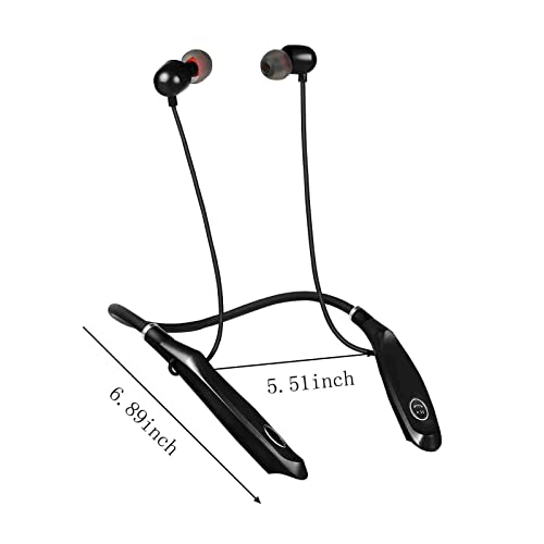 Charella #94bM6u Wireless Bluetooth Headphones Neck Hanging in-Ear Type Sports Running Ultra-Long Life Headphones