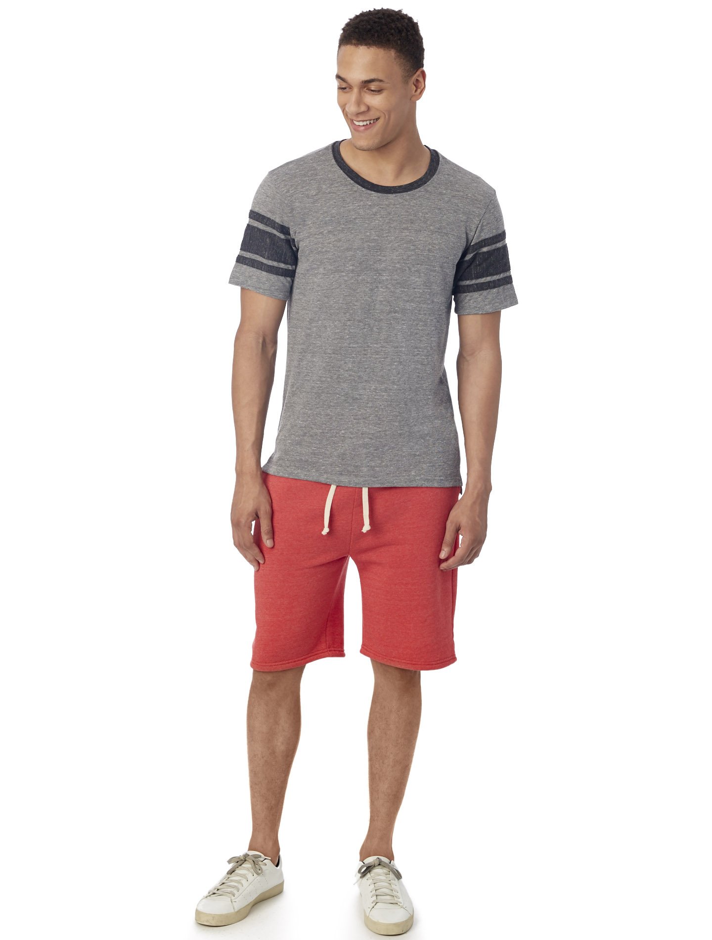 Alternative Men's Touchdown Tee, Eco Grey, Medium