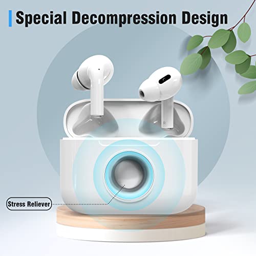 Chof A3 True Wireless Earbuds Bluetooth 5.0, Built-in Microphone, Touch Control with Wireless Charging Case Auto Pairing in Ear Headphones, 36H Playtime, Premium Stereo Earphones for iPhone Android