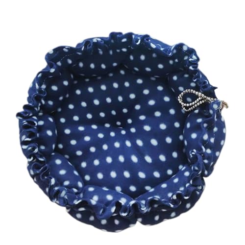LINLIJIA Dog Kennel, Dog Crate, Sturdy Durable Dogs Nest, Round Cat Bed Deep Sleeping Bed Dog Cat Winter House Drawstring Design Pet Mat for Kitten Puppy Sleeping Supplies