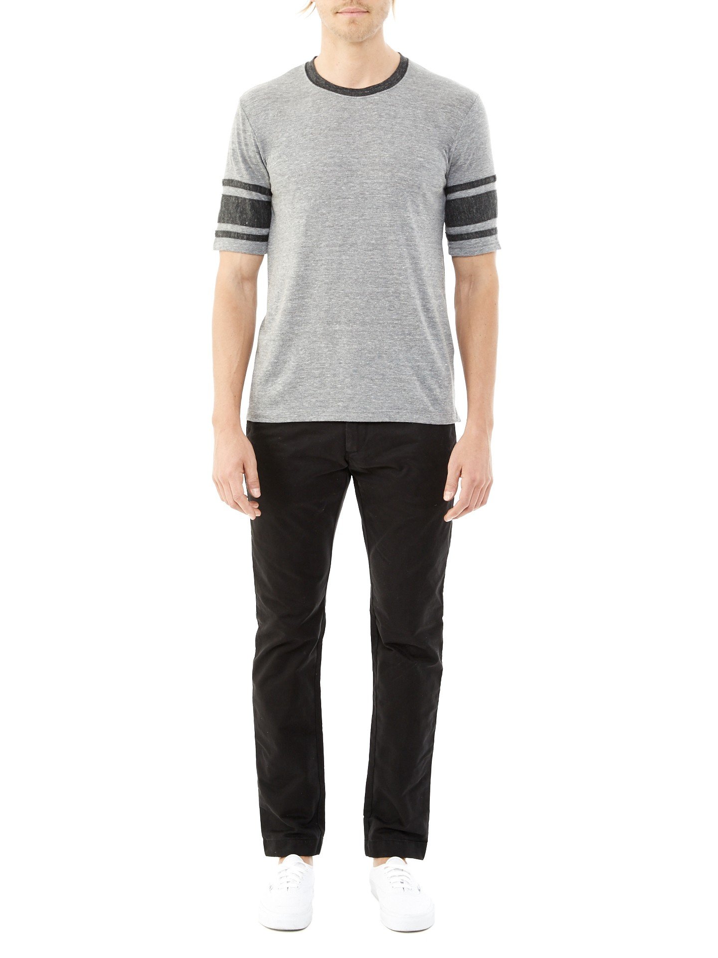 Alternative Men's Touchdown Tee, Eco Grey, Medium