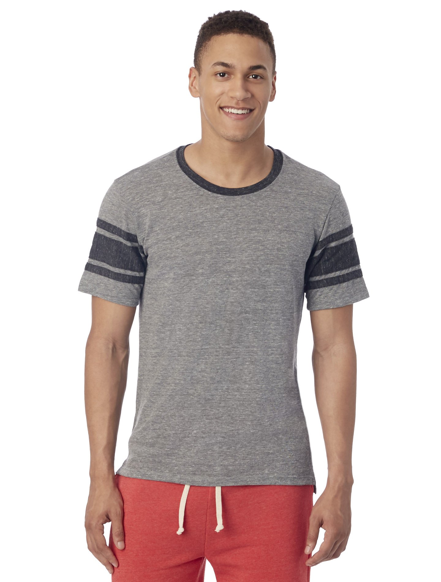 Alternative Men's Touchdown Tee, Eco Grey, Medium