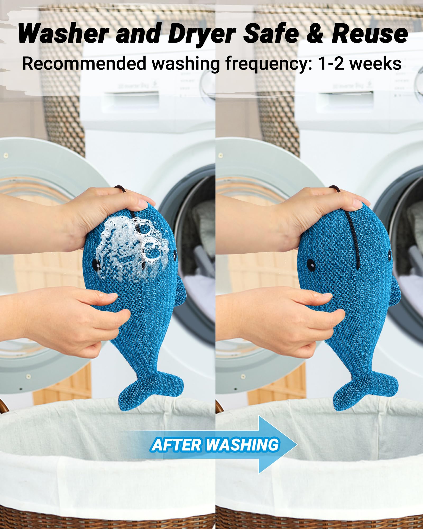 AOSYCO Scum Absorber for Spa Hot Tub, Whale Scum Defoamer Hot Tubs Skimmer, Anting Foam Absorbing Sponges Accessories, Upgraded of Scum Bug Scumbug Scum Rays, Soak Up Oils Reusable Cleaner, 2Pack Kit