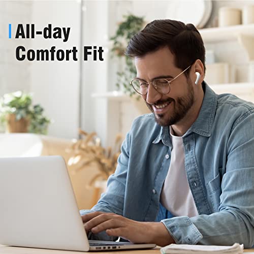 Chof A3 True Wireless Earbuds Bluetooth 5.0, Built-in Microphone, Touch Control with Wireless Charging Case Auto Pairing in Ear Headphones, 36H Playtime, Premium Stereo Earphones for iPhone Android