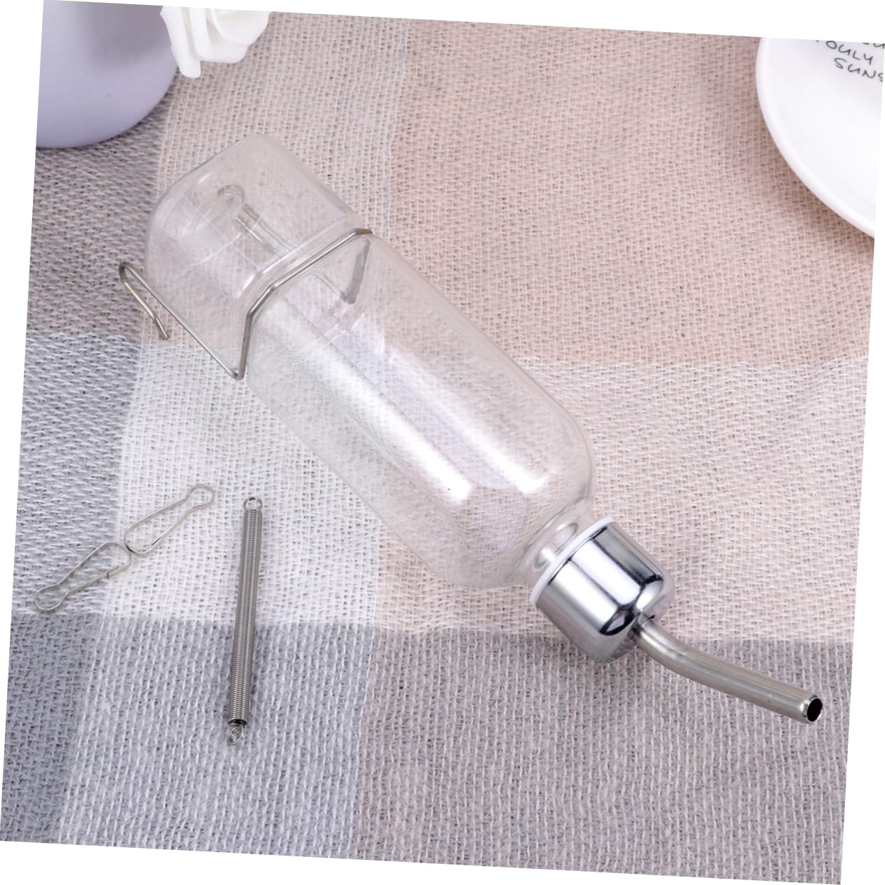 HEALEEP Automatic Watering Bottle for Pet Hanging Feeder Dispenser for Rabbit Cat Bird Pet Supplies Ball Touch Design Large Size