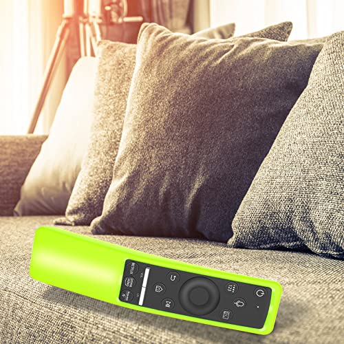 3 Pack Remote Case Glow in The Dark Compatible with Samsung Smart TV Remote Controller BN59 Series, Silicone Cover Protector Shockproof Anti-Slip Remote Skin Sleeve Green Blue Purple