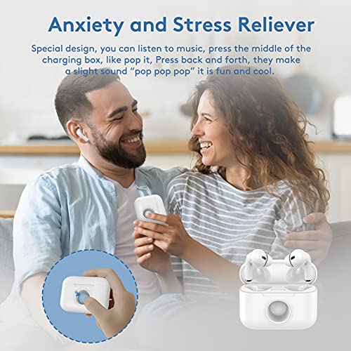 Chof A3 True Wireless Earbuds Bluetooth 5.0, Built-in Microphone, Touch Control with Wireless Charging Case Auto Pairing in Ear Headphones, 36H Playtime, Premium Stereo Earphones for iPhone Android