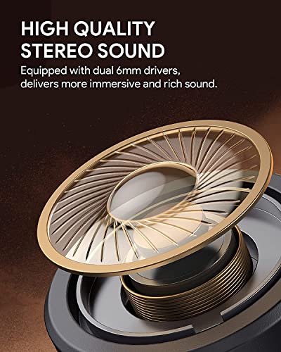 QHQO Wireless Earbuds, Bluetooth Earbuds with aptX Deep Bass, CVC 8.0 Noise Reduction, 4 Mics for Clear Calls, IPX7 Waterproof Bluetooth 5.2 Earphones44