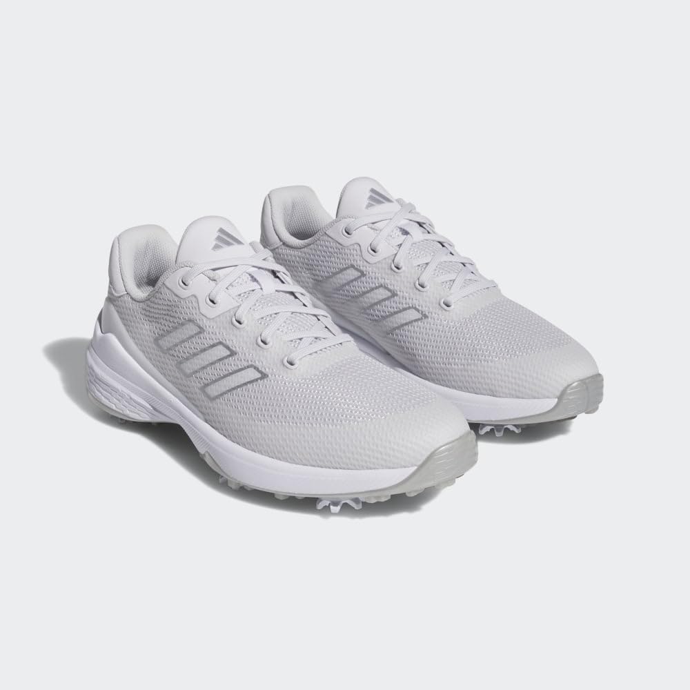 adidas Men's ZG23 Vent Golf Shoes, Dash Grey/Footwear White/Silver Metallic, 10.5