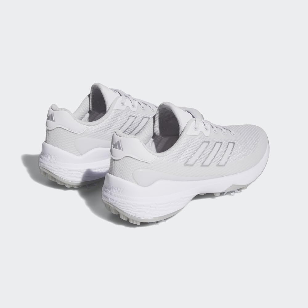 adidas Men's ZG23 Vent Golf Shoes, Dash Grey/Footwear White/Silver Metallic, 10.5