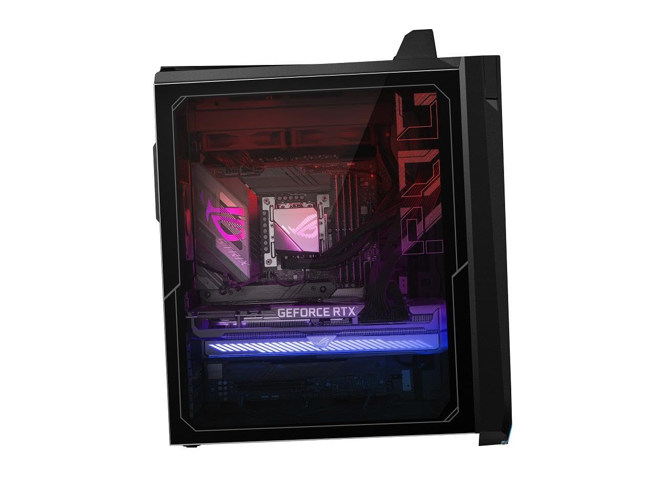 ASUS 2023 ROG Strix GA35CA Gaming Desktop PC, Factory Overclocked Intel Core i9-13900KF, NVIDIA GeForce RTX 4080, 1TB SSD Gen 4 + 2TB HDD, 32GB DDR5 RAM, Windows 11, G35CA-XB989,Black