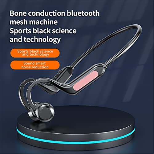Onlyliua Wireless Bluetooth Headset, B๐ne Conduction Waterproof Headphones, LED Power Digital Display, Hi-fi Stereo Sound, Low Latency, Active Noise Reduction, for Sport Gaming