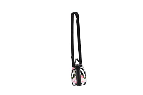 Betsey Johnson Hardside Cosmetic Case - Lightweight Small Size Hardshell Travel Hand Makeup Bag - Adjustable Shoulder Strap - Bag for Women - Multi-Functional Case (Print)