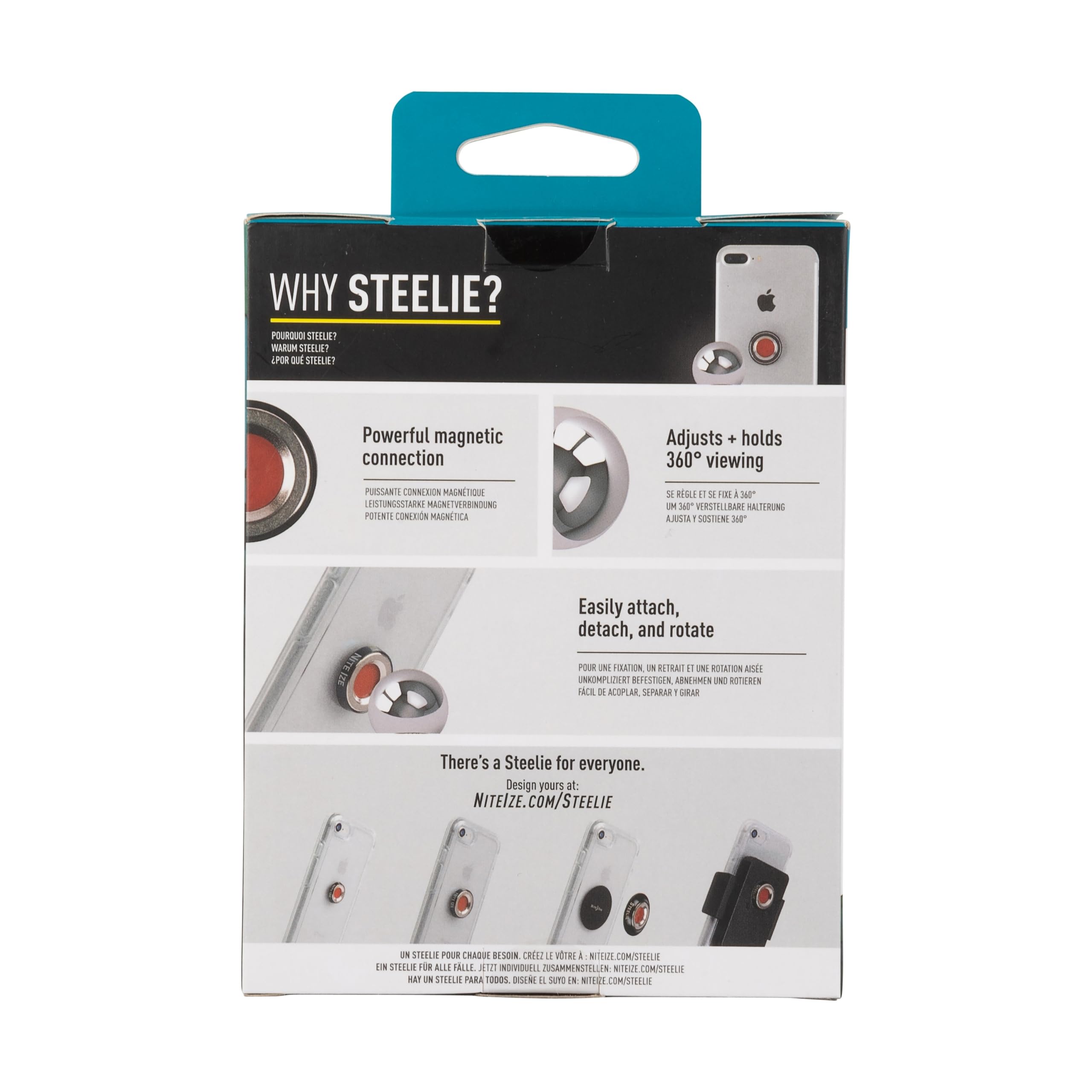 Nite Ize Steelie Orbiter Plus Dash Mount - Magnetic Phone Mount for Car Dashboards - Car Phone Holder Mount - Car Dashboard and Cell Phone Accessories - Phone Mount with Neodymium Magnets