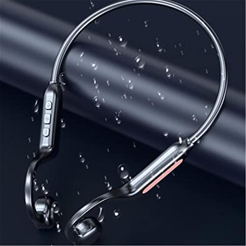 Onlyliua Wireless Bluetooth Headset, B๐ne Conduction Waterproof Headphones, LED Power Digital Display, Hi-fi Stereo Sound, Low Latency, Active Noise Reduction, for Sport Gaming