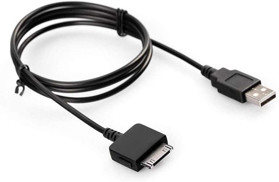 Replacement USB Sync Data Transfer Charging Cable Copper Wire Charger Cord Compatible with Microsoft Zune Zune2 ZuneHD MP3 MP4 Player (3.3ft/Black)