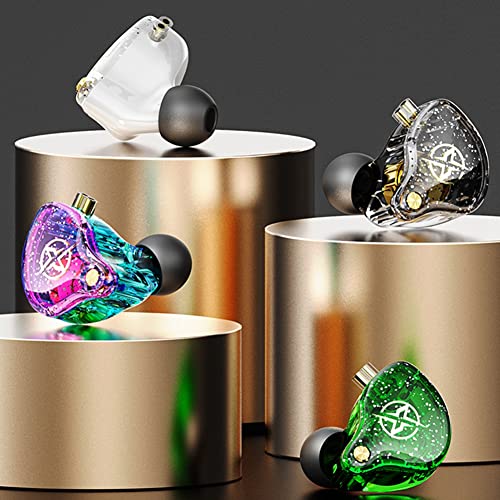 Frobea X2 Pro 3.5mm Detachable Wired Headphones Double Dynamic HiFi Earphone Headset Stereo Earbuds Sport Running White