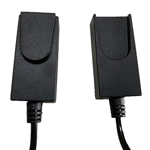 [PiBridge] Remote Control Security Cable Remote Control Security Lock, Tether for Remote Control (10 Feet 2 Pack)