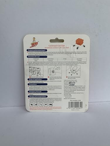 Dawhunt Cockroach Gel Bait Station Roach Killing (BS-6 Counts)
