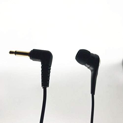 LINHUIPAD K2 Single-Side Earphone Economical Mono Earbuds in Ear Noise Isolating Headphone,3.5mm Plug Reinforced Cord Compatible Android Smartphones MP3 Players