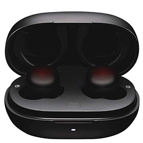 Amazfit PowerBuds True Wireless Bluetooth Earbuds in-Ear Headphones for iPhone Android, Waterproof Earphones with Microphone, Heart Rate Monitoring, Noise Canceling, Sports Sound System, Black