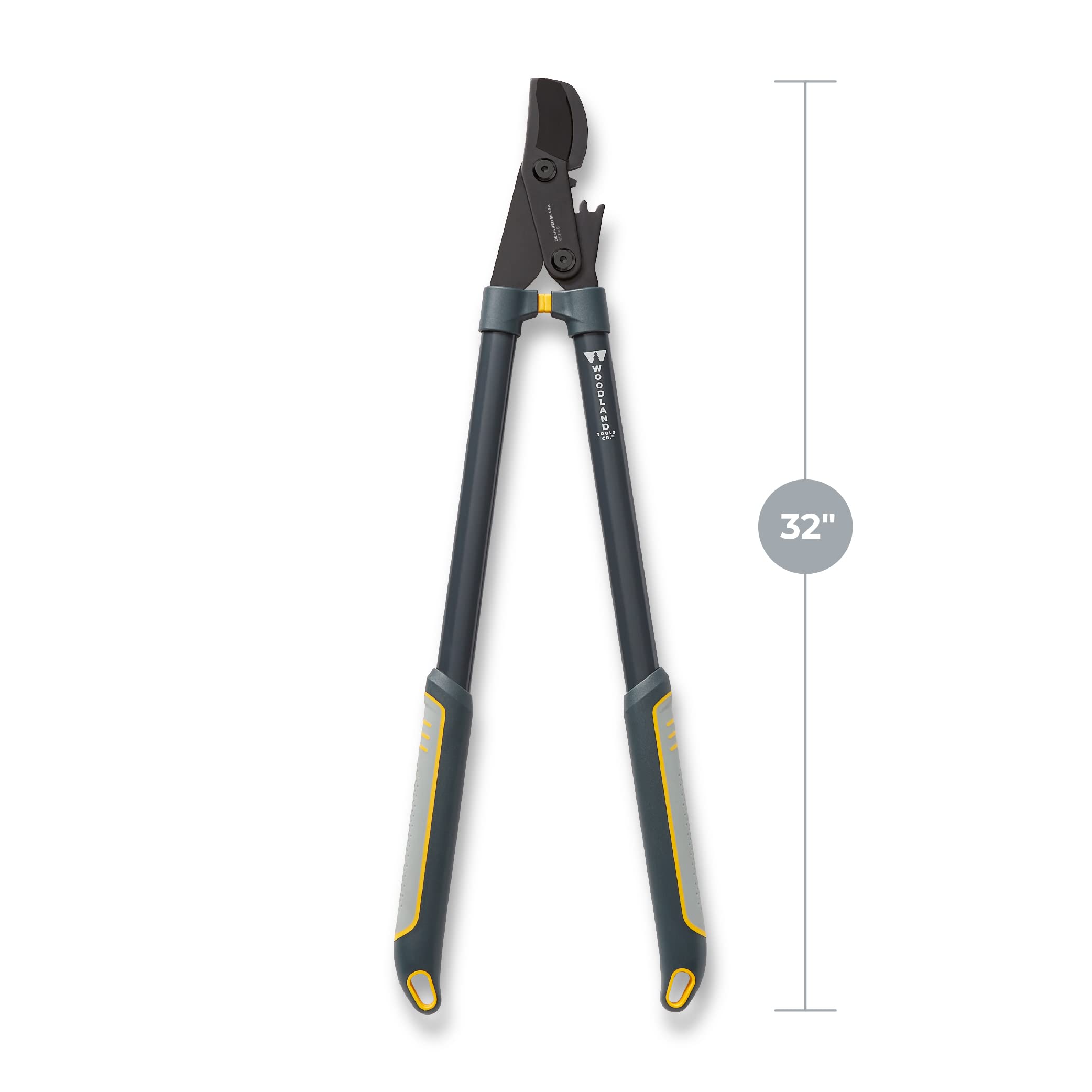 Woodland Tools Co. Super Duty 32" MaxForce Lopper – Gear-Powered Tree Cutter & Branch Trimmer for Effortless Pruning and Superior Gardening Performance