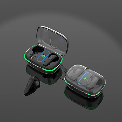 Bilukmi Wireless Bluetooth Earbuds Wireless Earbuds Bluetooth 5.3 Digital Display Noise-Canceling Bluetooth Headset Outdoor Outdoor Sports Headset