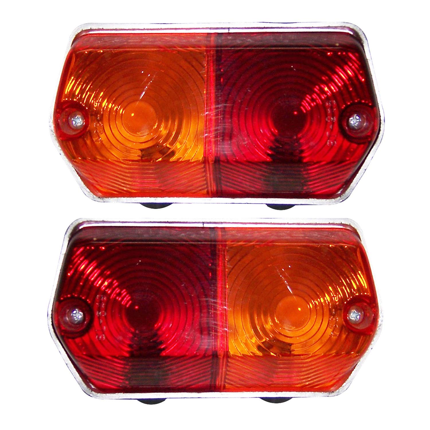 Bajato Pair of Tractor Tail Light Assembly Tail Light flasher Lamp Rear Suitable for Ebro Tractor Head Tail Light and Universal Application