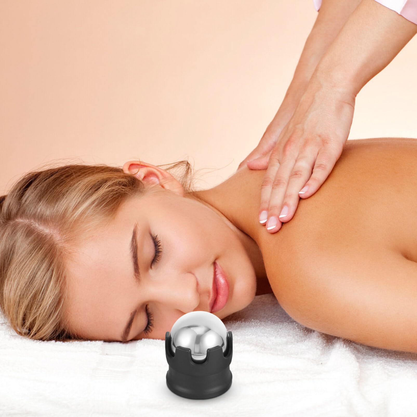 BESPORTBLE Massage Ball Hot and Cold Rolling Ball Household Roller Ball Metal Massage Ball Face Massage Roller Facial Ice Globes Relaxation Ball Plastic Hot and Cold Compress