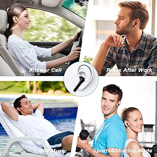 Wireless Earbuds,Bluetooth 5.3 Headphones Noise Cancelling Air Buds Pods 3D Stereo Ear pods in-Ear Ear Bud Built-in Mic IPX7 Waterproof Earphones Sport Headsets for iPhone/Samsung/Android