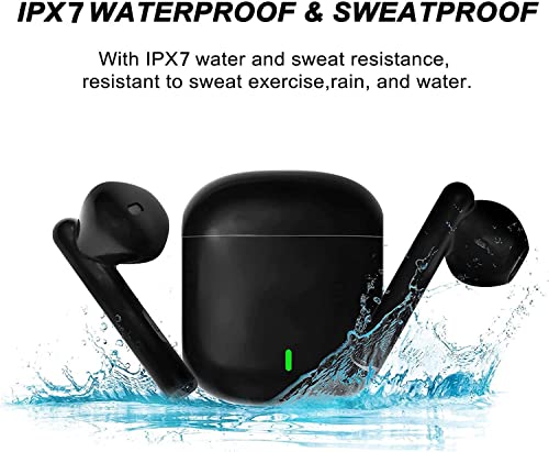 Wireless Earbuds,Bluetooth 5.3 Headphones Noise Cancelling Air Buds Pods 3D Stereo Ear pods in-Ear Ear Bud Built-in Mic IPX7 Waterproof Earphones Sport Headsets for iPhone/Samsung/Android