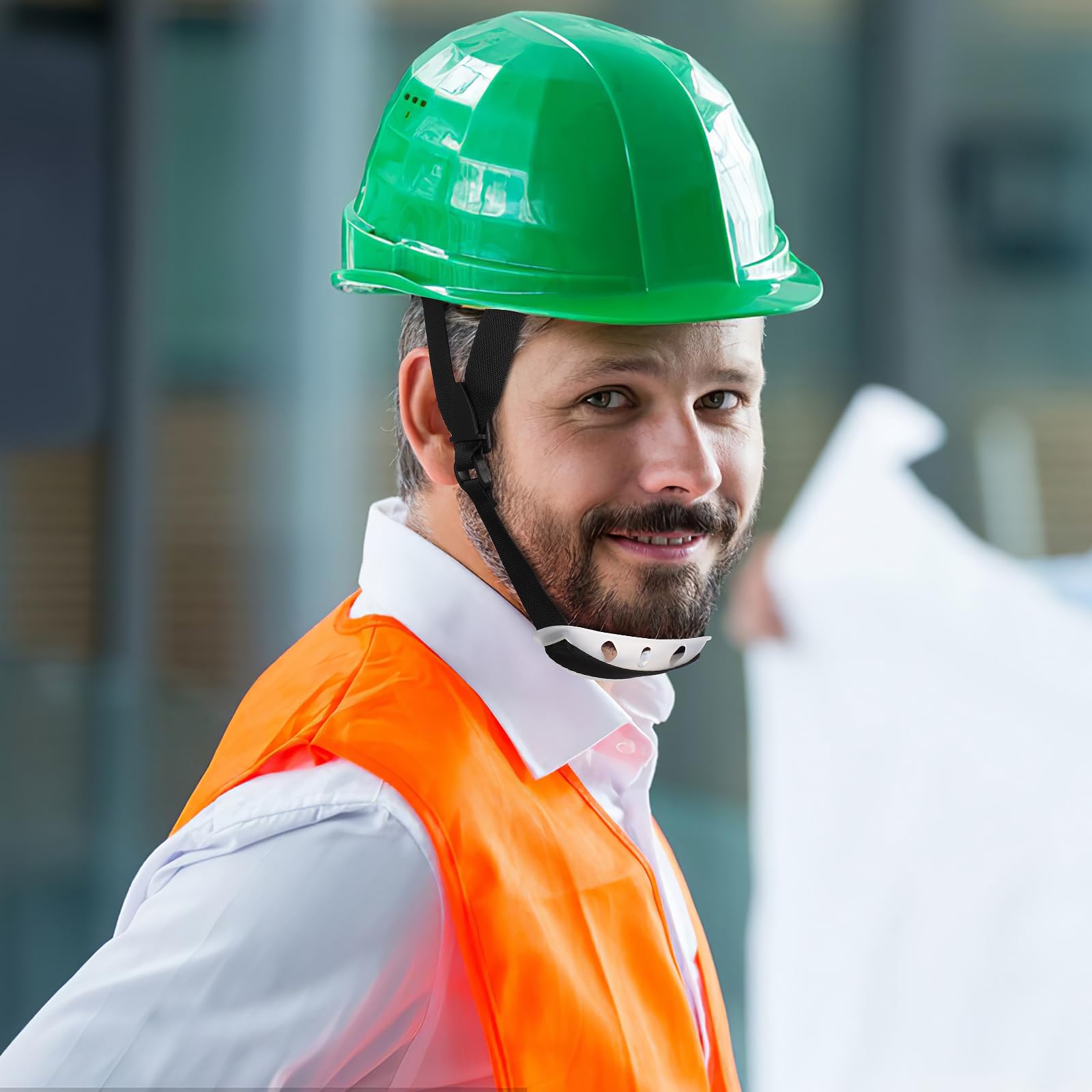 POPETPOP Helmet Universal Chin Straps, 2pcs Helmet Chin Band, Universal Hard Hat Chin Strap for Safe Construction Sites